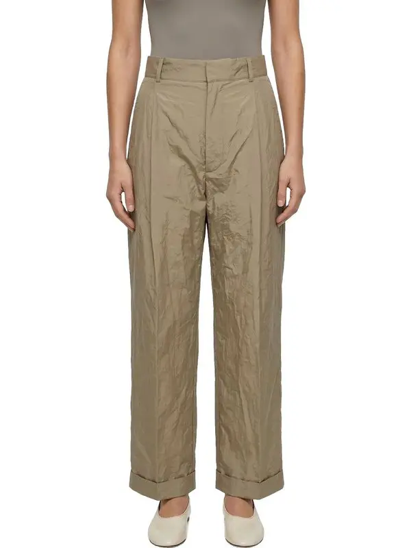 Soeur Nylon Trousers - Beige