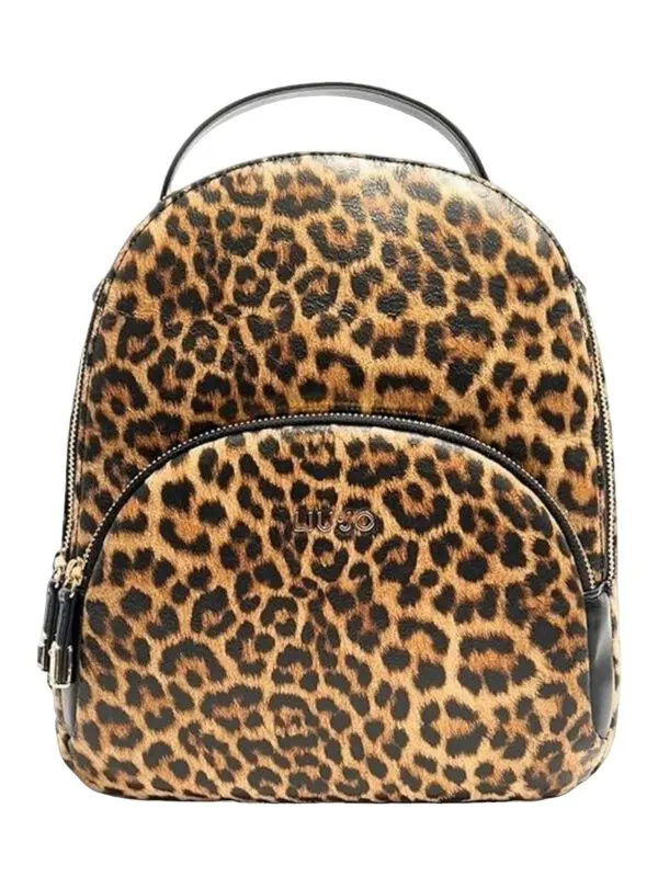 Liu Jo Faux Leather Animal Print Backpack - Multicolor