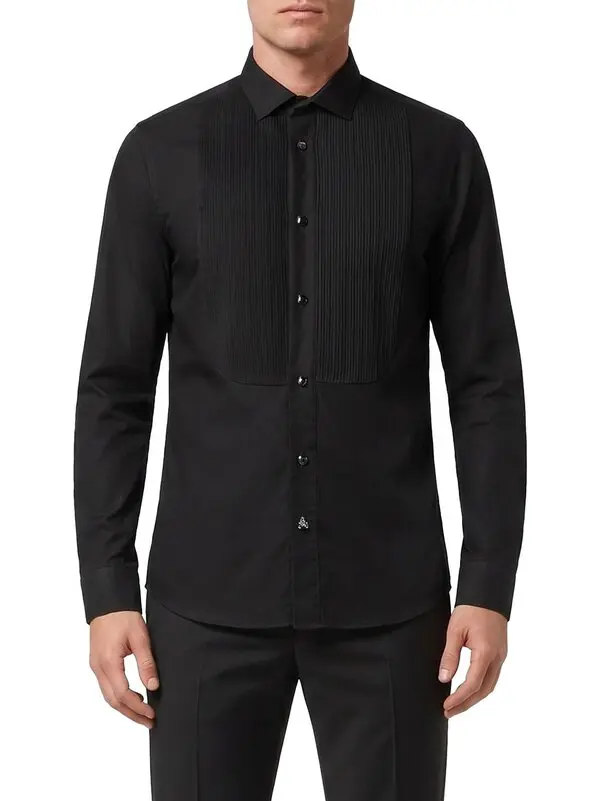 Philipp Plein Classic Poplin Shirt - Black