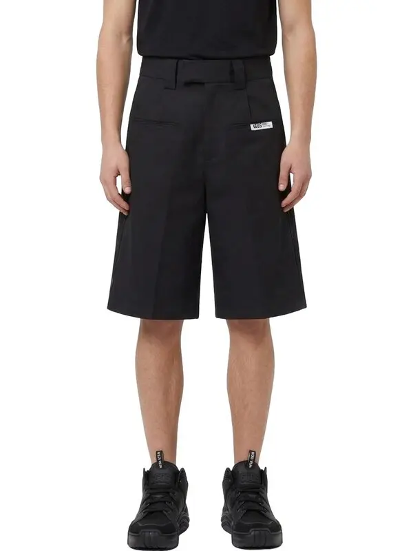 Gcds Stretch Cotton Chino Shorts - Black