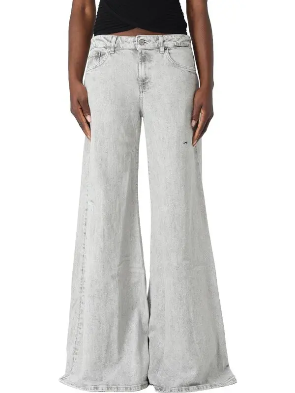 DONDUP Wide Leg Jeans - Black