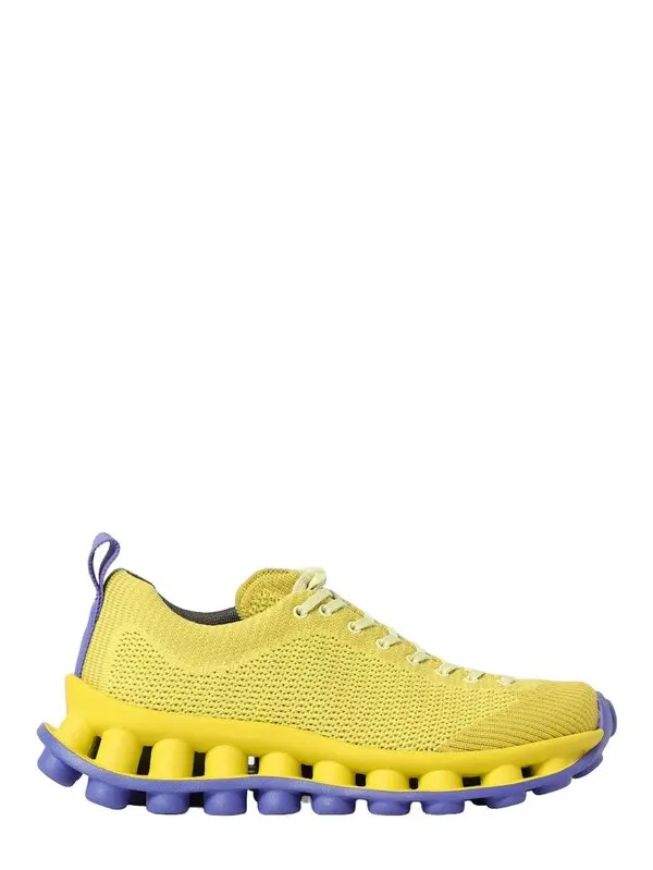 Camper Lace-up Athletic Trainers - Yellow