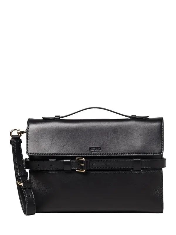 Moschino Leather Handbag - Black
