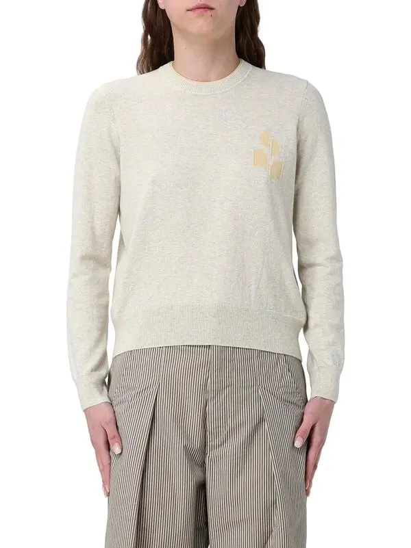 Isabel Marant Étoile Wool And Cotton Crewneck Pullover - Grey