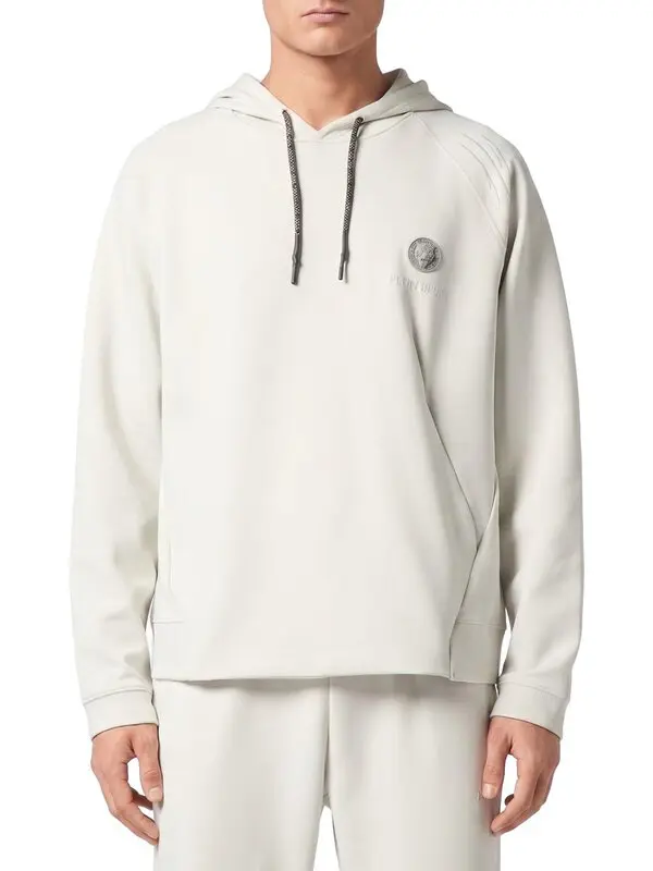 PLEIN SPORT Polyester Hoodie - Grey