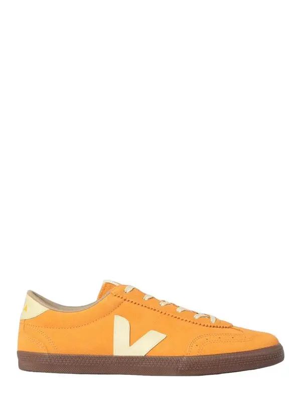 VEJA Volley O.t. Suede Lace-up Sneakers - Orange
