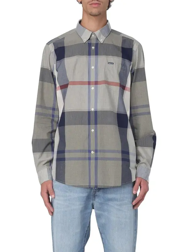 Barbour Cotton Shirt With Vintage Check Pattern - Violet