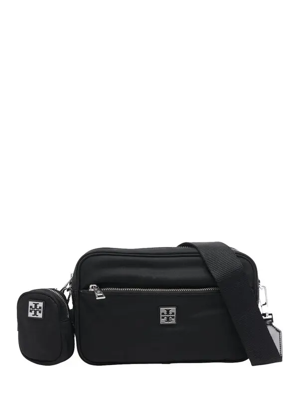 Tory Burch Virginia Recycled Nylon Crossbody Bag With Pouch - Black