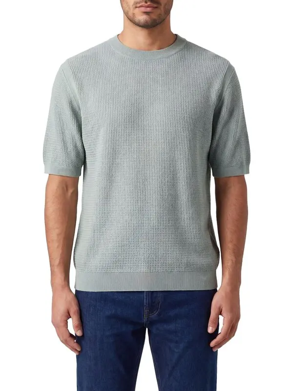 BALLANTYNE Cotton Crew Neck Sweater - Mint