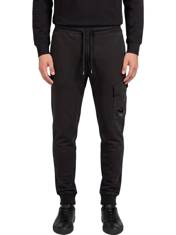 C.P. COMPANY Cotton Cargo Pants - Black