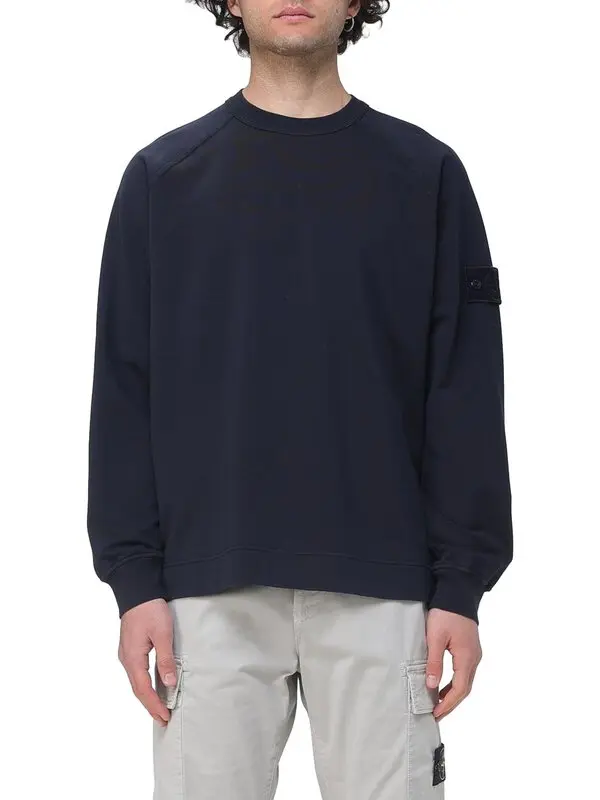 Stone Island Crewneck Sweatshirt - Blue