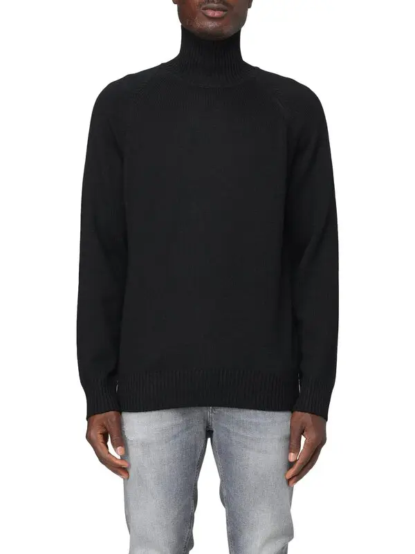 PAOLO PECORA Turtleneck Jumper - Black