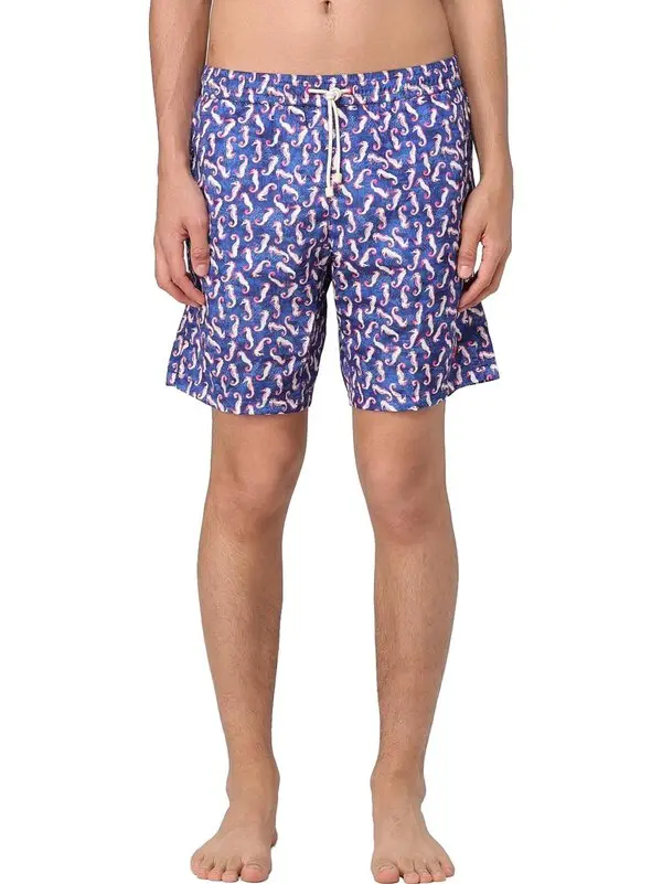 KAMPOS Printed Swimsuit - Navy