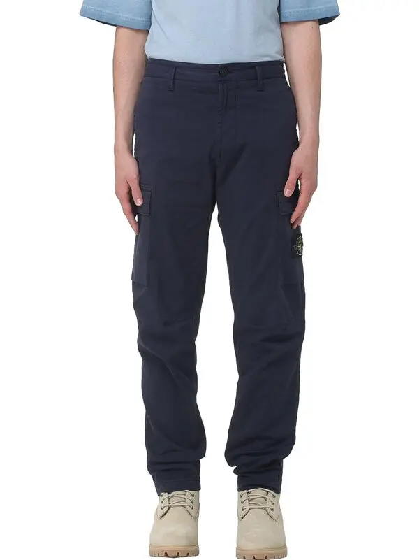 Stone Island Cargo Trousers - Navy