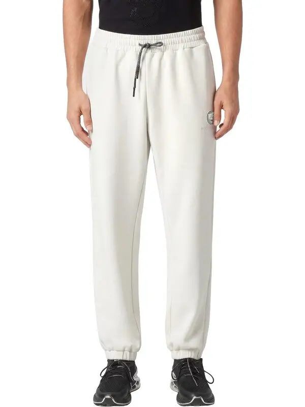PLEIN SPORT Technical Fabric Jogging Pants - Grey
