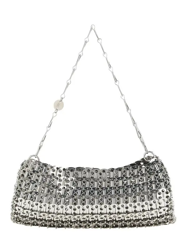 Rabanne 1969 Brass Mesh Bag - Silver