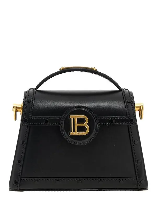 Balmain Leather Handbag - Black