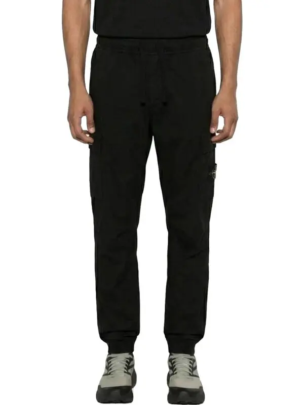 Stone Island Cargo Trousers - Black
