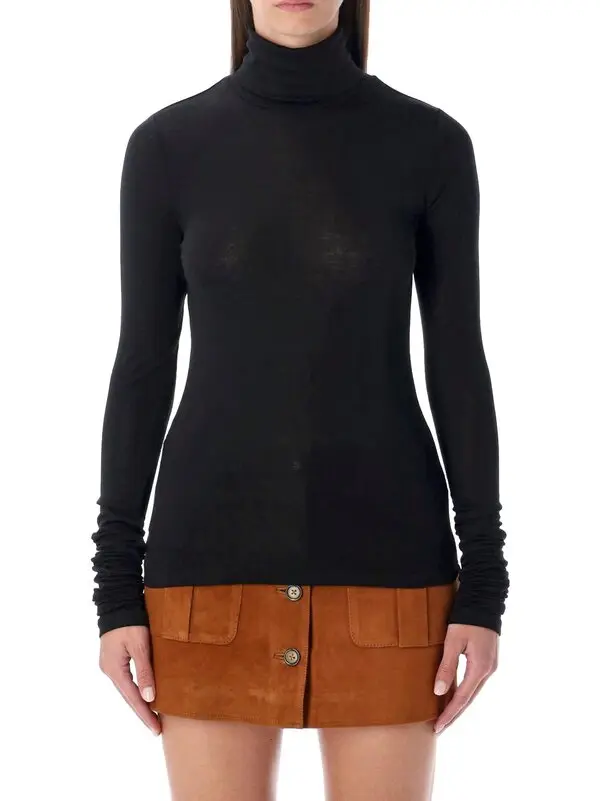 THE GARMENT Turtleneck Top - Black
