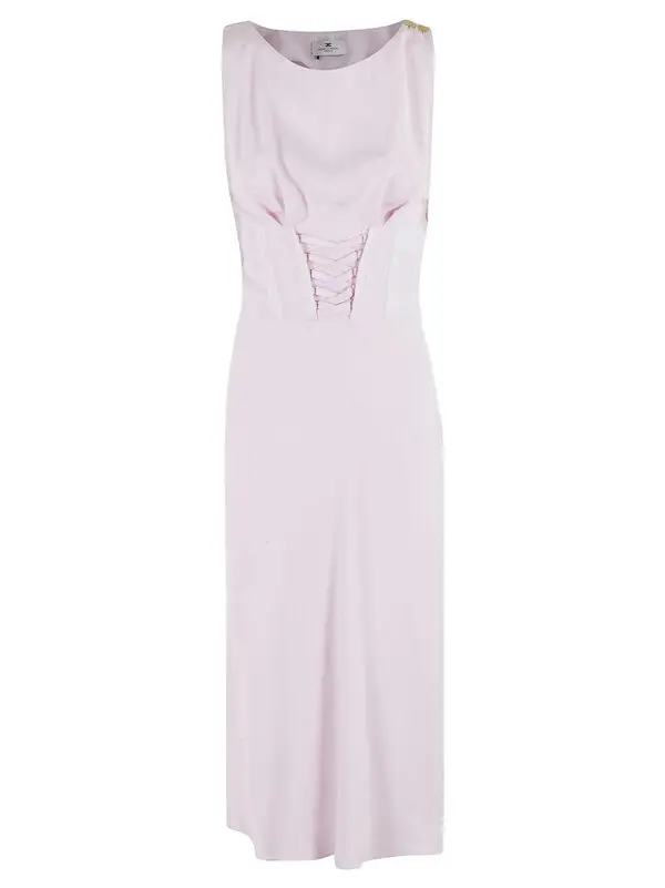 Elisabetta Franchi Sleeveless Corset Dress - Quartz