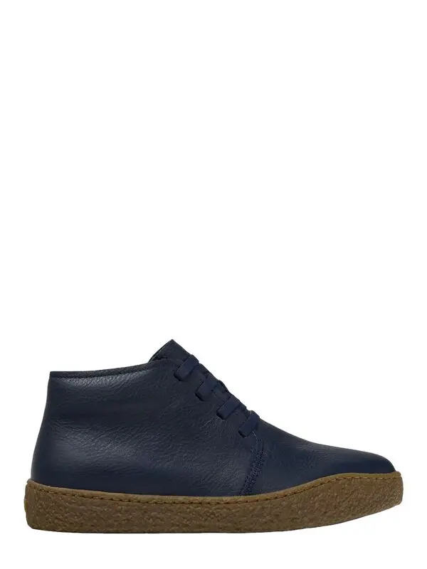 Camper Peu Terreno Leather Ankle Boots - Blue