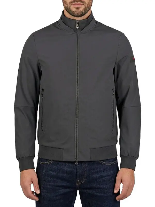 Peuterey Stretch Polyester Bomber Jacket - Black