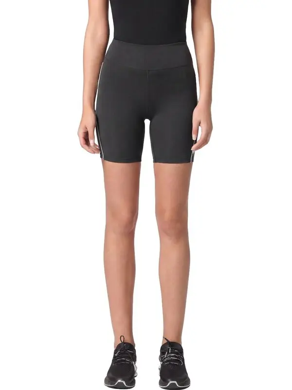 PLEIN SPORT Technical Stretch Fabric Shorts - Black