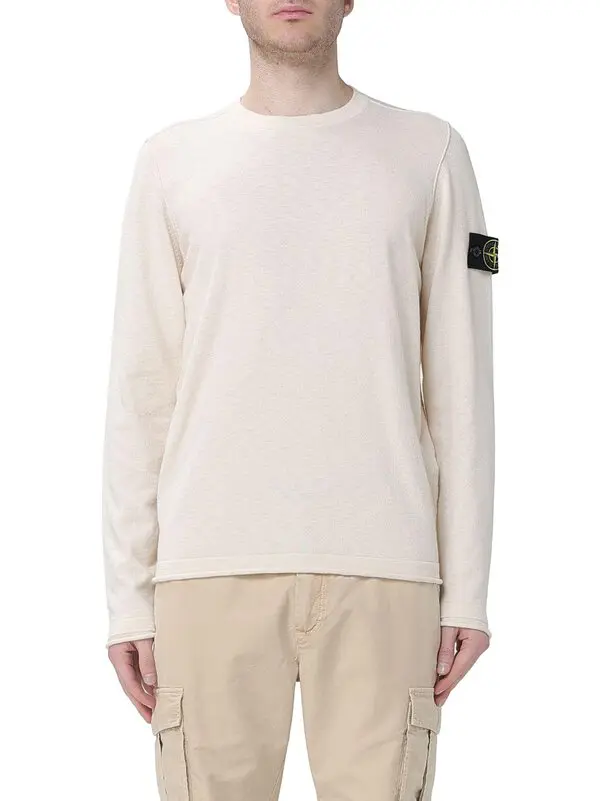 Stone Island Pullover Jumper - Ivory
