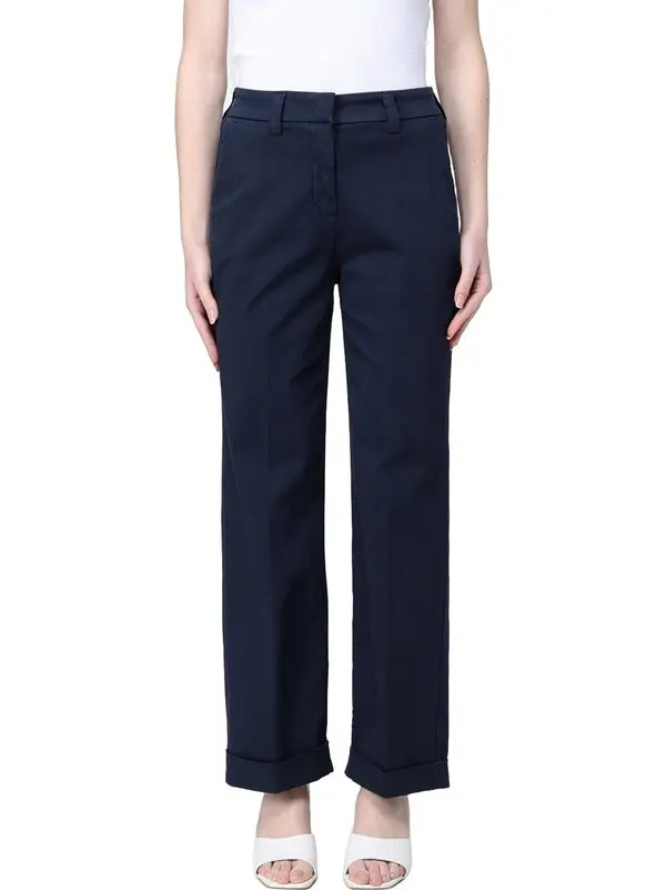 Peuterey Stretch Cotton Straight Leg Trousers - Blue