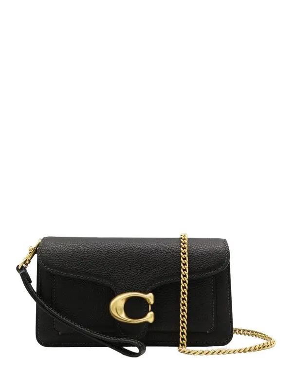 COACH Tabby Pebbled Leather Bag - Black