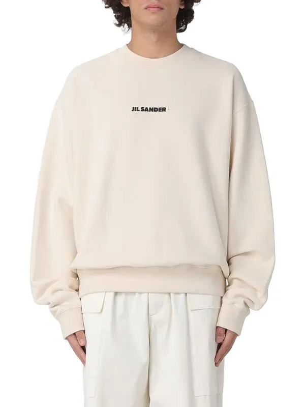 JIL SANDER Crewneck Sweatshirt - Sand