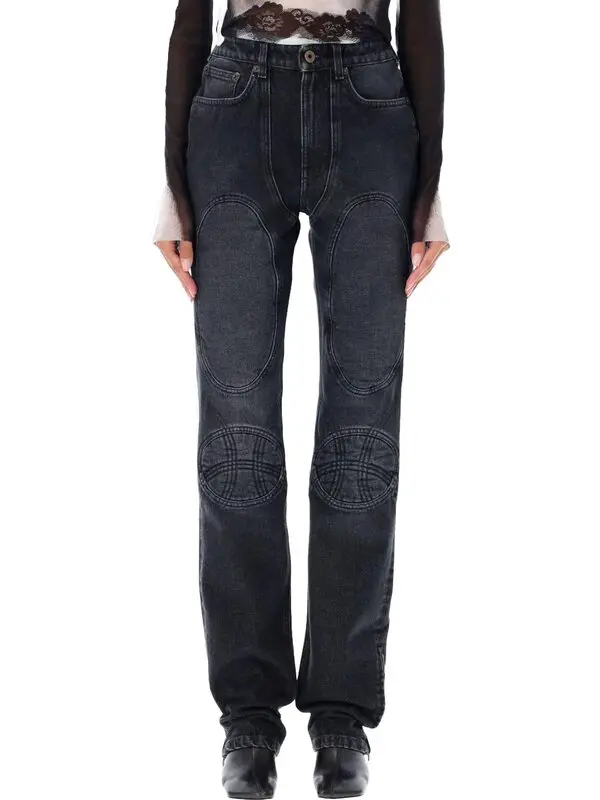 JEAN PAUL GAULTIER Wash Denim Jeans - Black