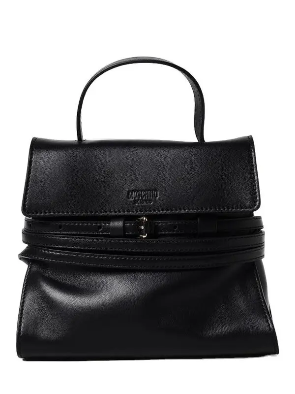 Moschino Leather Mini Bag - Black