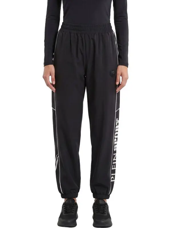 PLEIN SPORT Technical Fabric Jogging Pants - Black