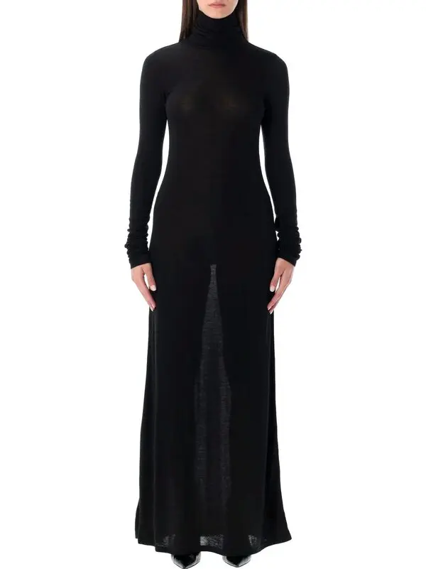 THE GARMENT Turtleneck Maxi Dress - Black