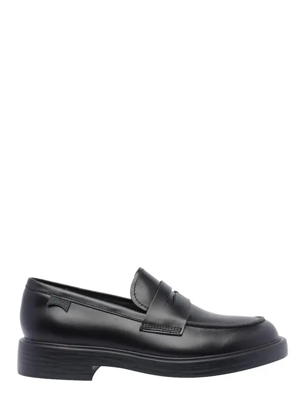 Camper Dean Leather Loafers - Black