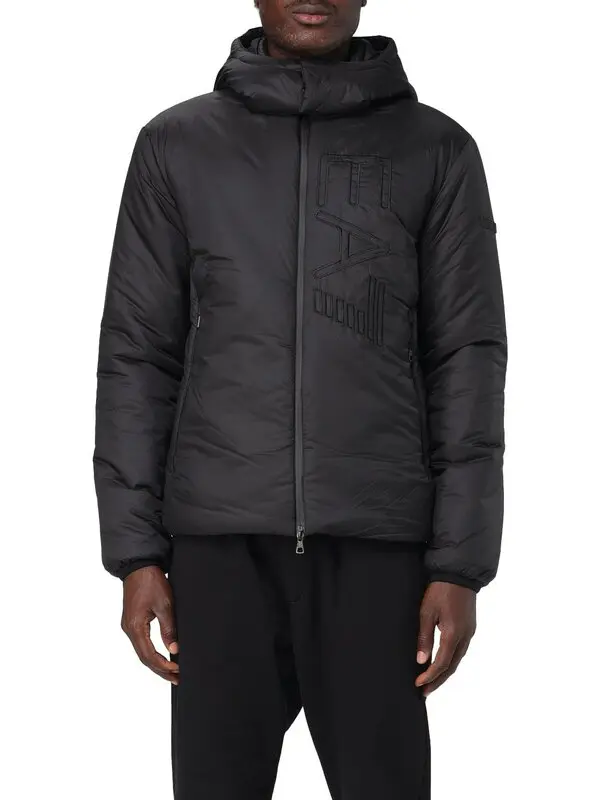 EA7 Hooded Zip-up Jacket - Black