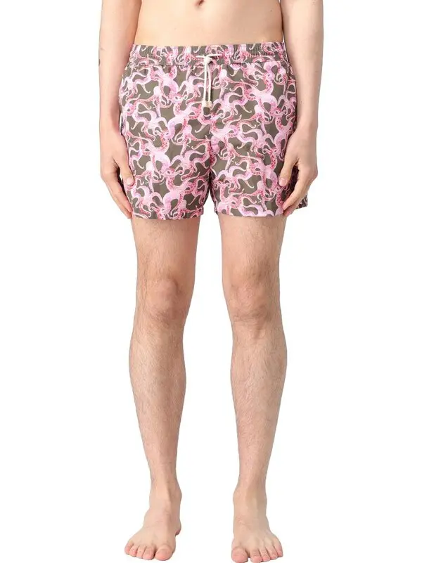 KAMPOS Printed Swim Shorts - Olive