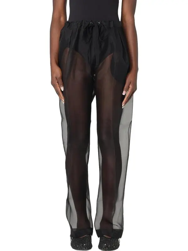 Khaite Sheer Trousers - Black
