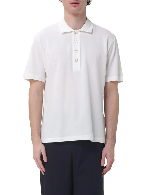 Eleventy Cotton Polo Shirt - White