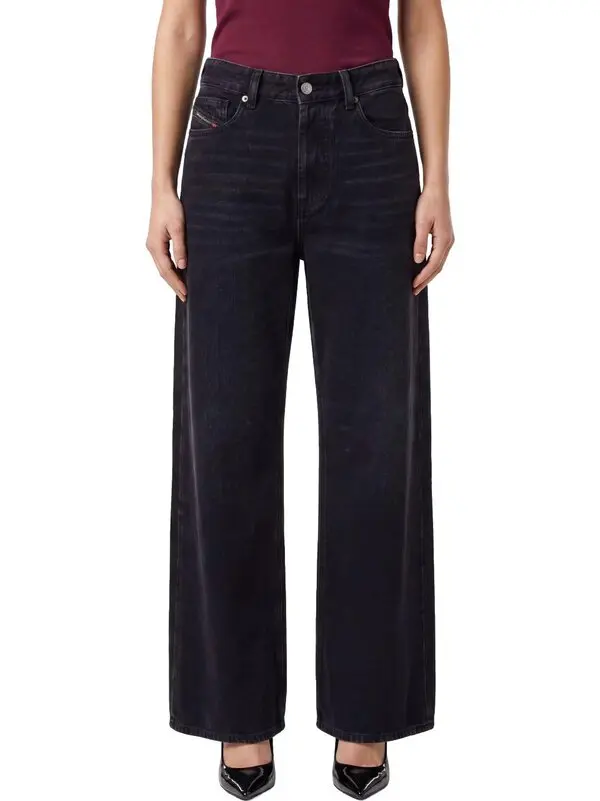 DIESEL® Wide-leg Jeans - Black