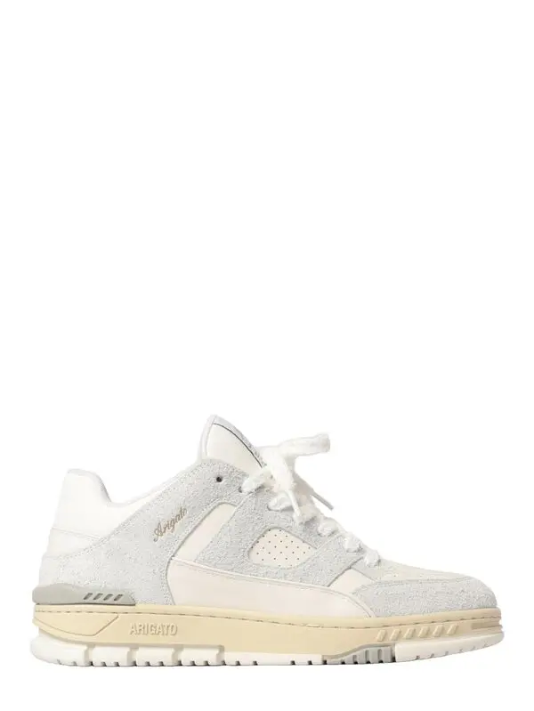 Axel Arigato Area Lo Fluffy Leather Sneakers - Grey