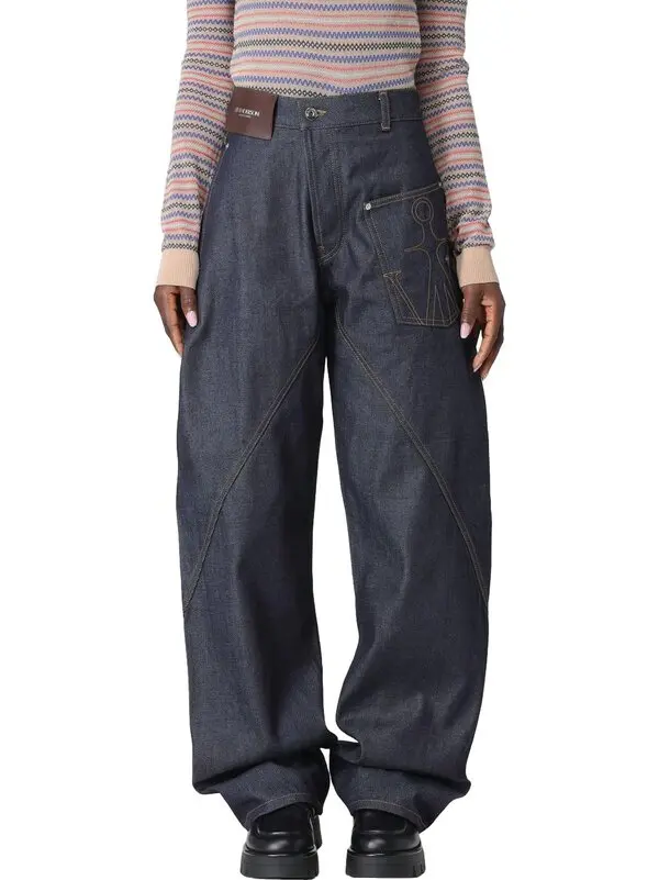 JW Anderson Wide Leg Jeans - Denim