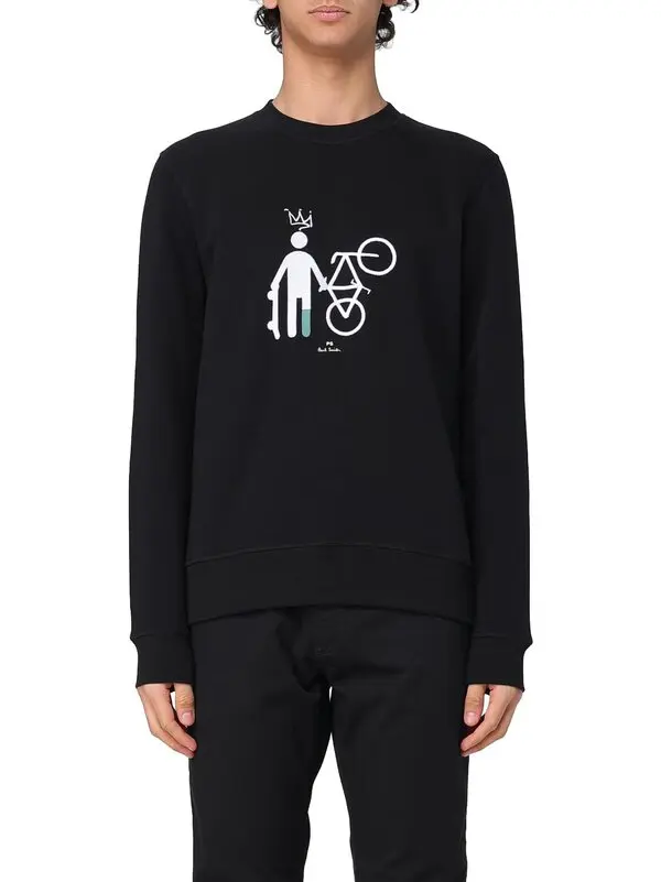 Paul Smith Graphic Print Sweatshirt - Black
