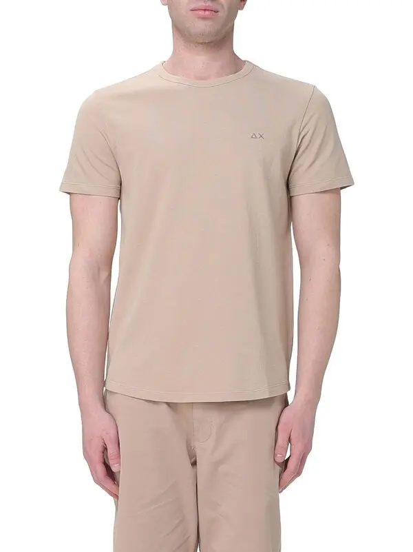 SUN 68 Basic Cotton T-shirt - Grey