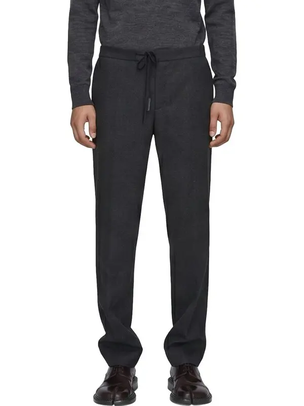 MAISON MARGIELA Wool Trousers - Grey