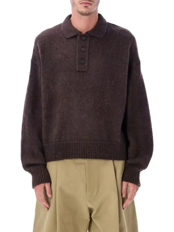Studio Nicholson Polo Shirt Colour - Brown