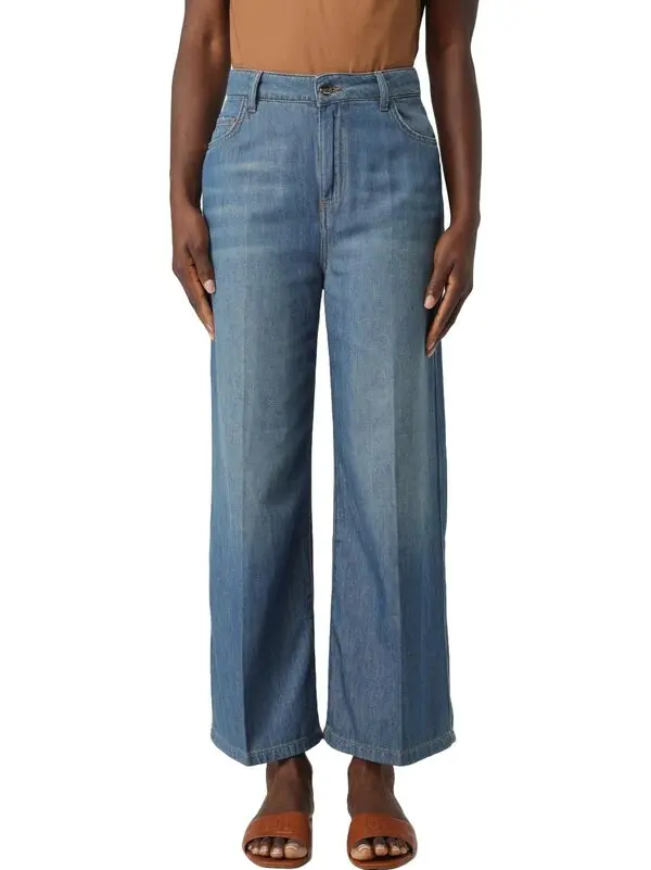 KAOS Wide Leg Jeans - Denim