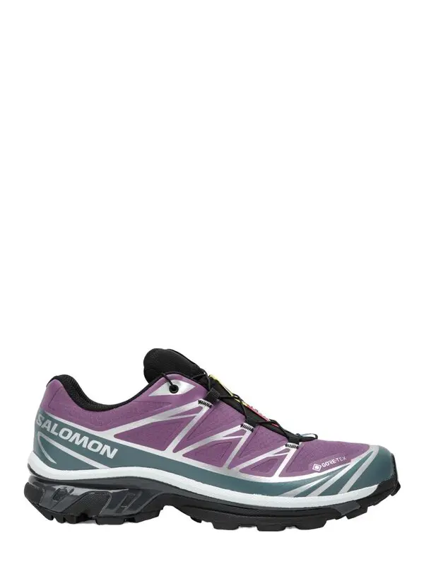 SALOMON Xt-6 Gore-tex® Technical Fabric Sneakers With Abstract Pattern And Notched Sole - Multicolor