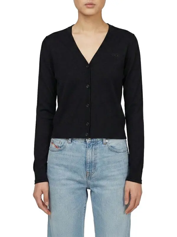 DIESEL® V-neck Cardigan - Black